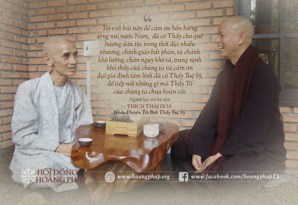 THICH THAI HOA – TUE SY – Sen Trắng